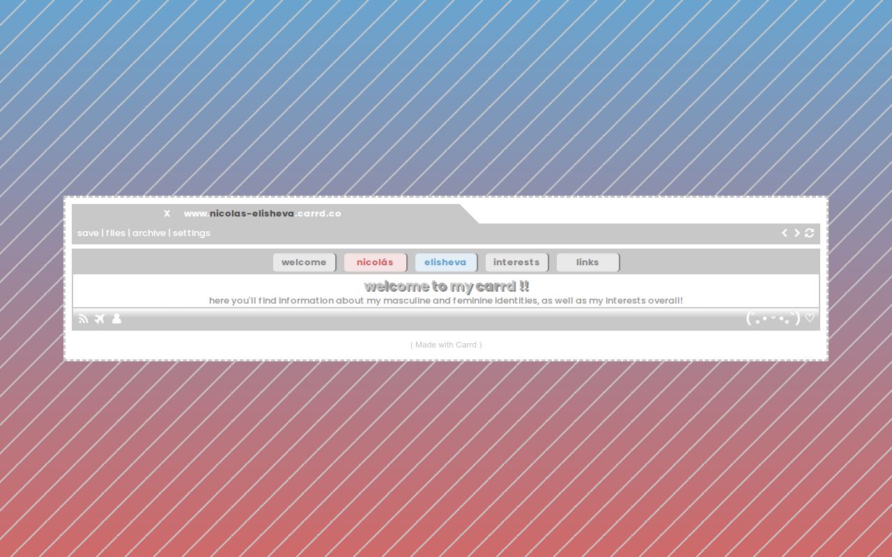 Nicolás/Elisheva Introduction